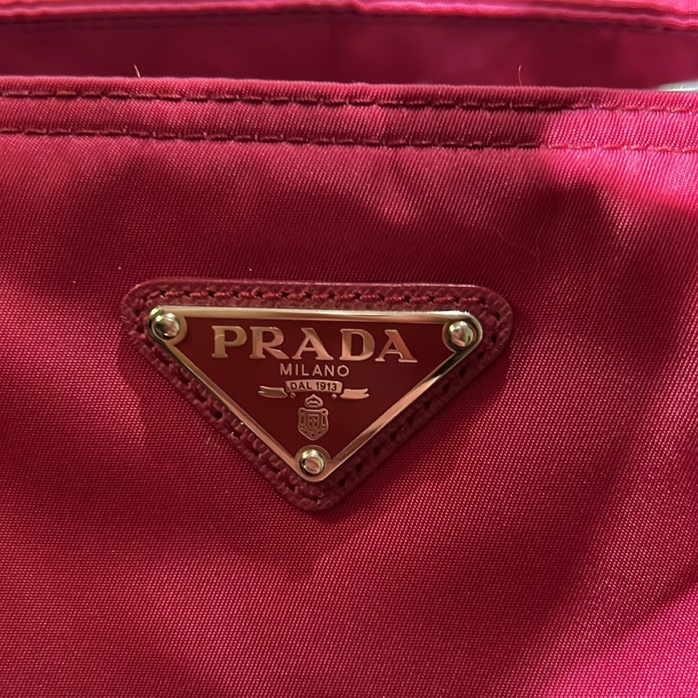 Sale Authentic Pink Prada Bag With Strap - Gem